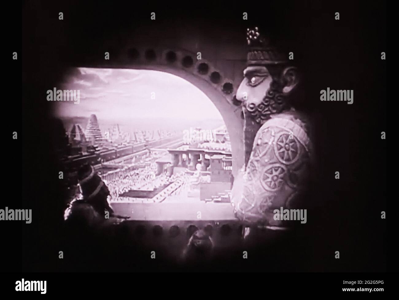 Vintage still of ancient Babylon life from the early 1900s movie ...