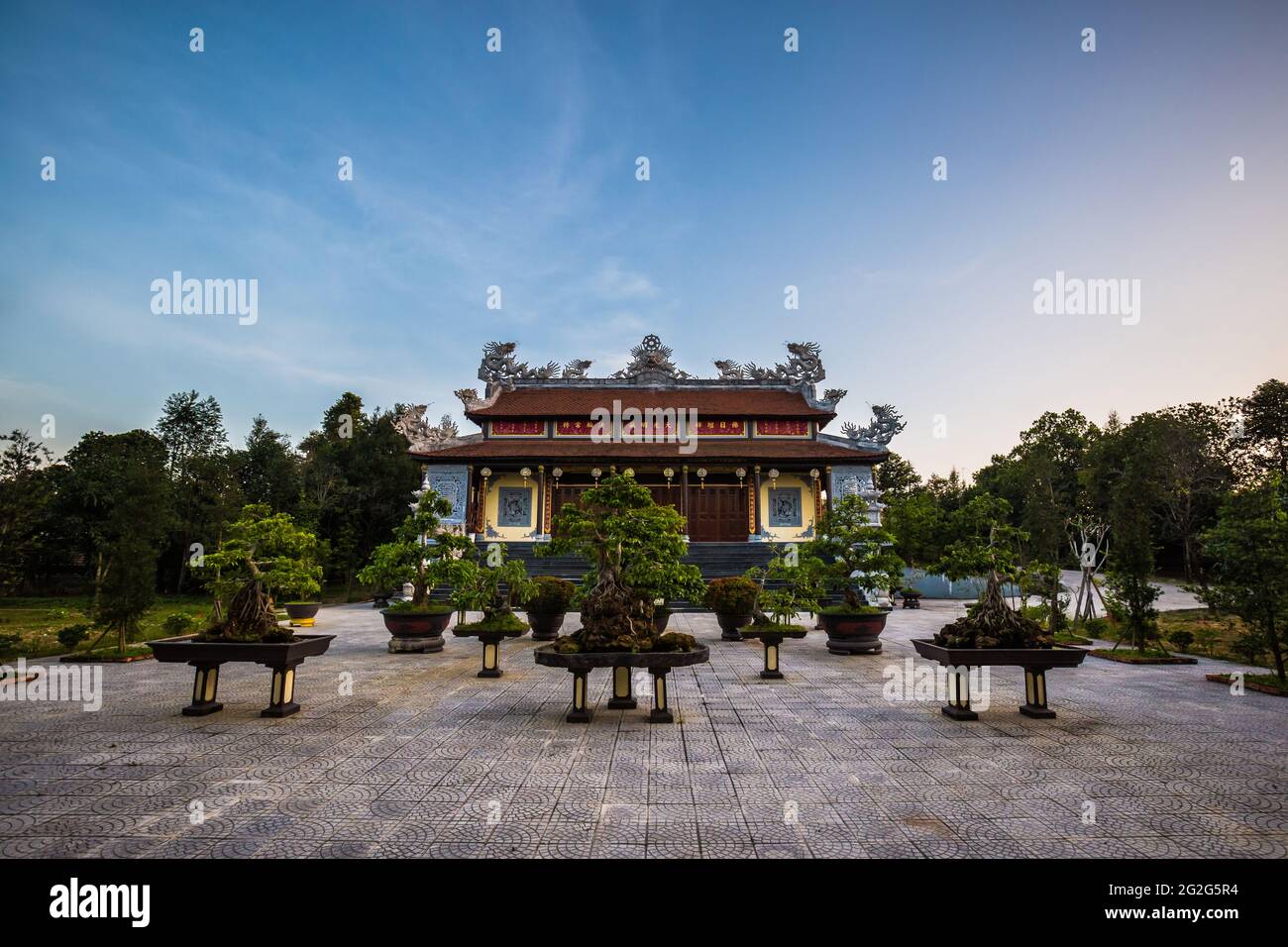 Beautiful colorful photo of Princess temple and surrounding graveyards ...
