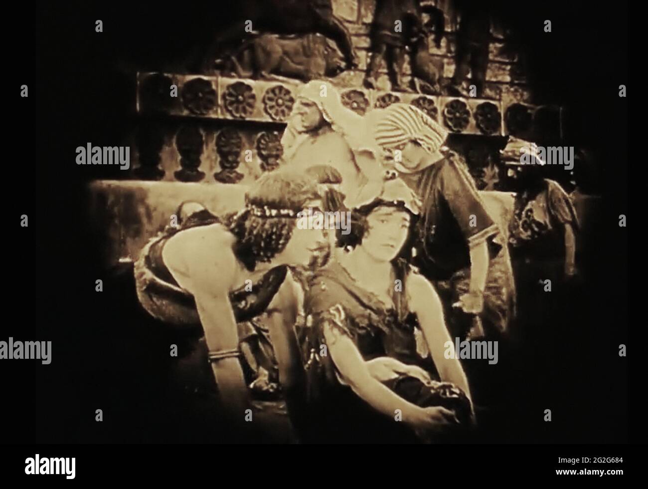 Vintage still of ancient Babylon life from the early 1900s movie ...
