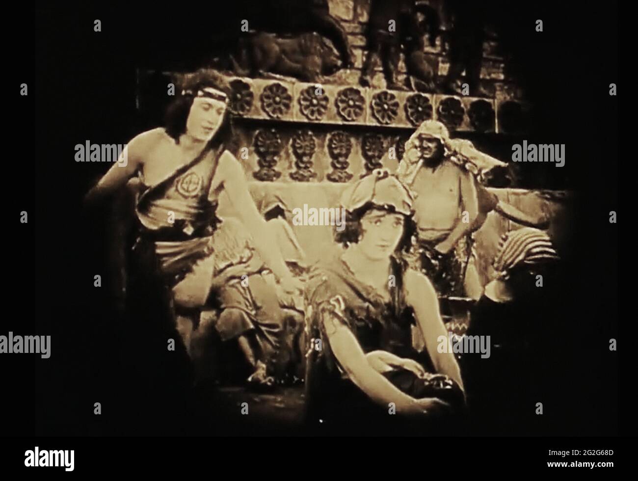 Vintage still of ancient Babylon life from the early 1900s movie ...