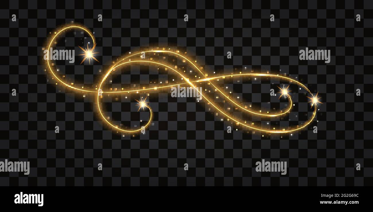 Gold Swirl Vector