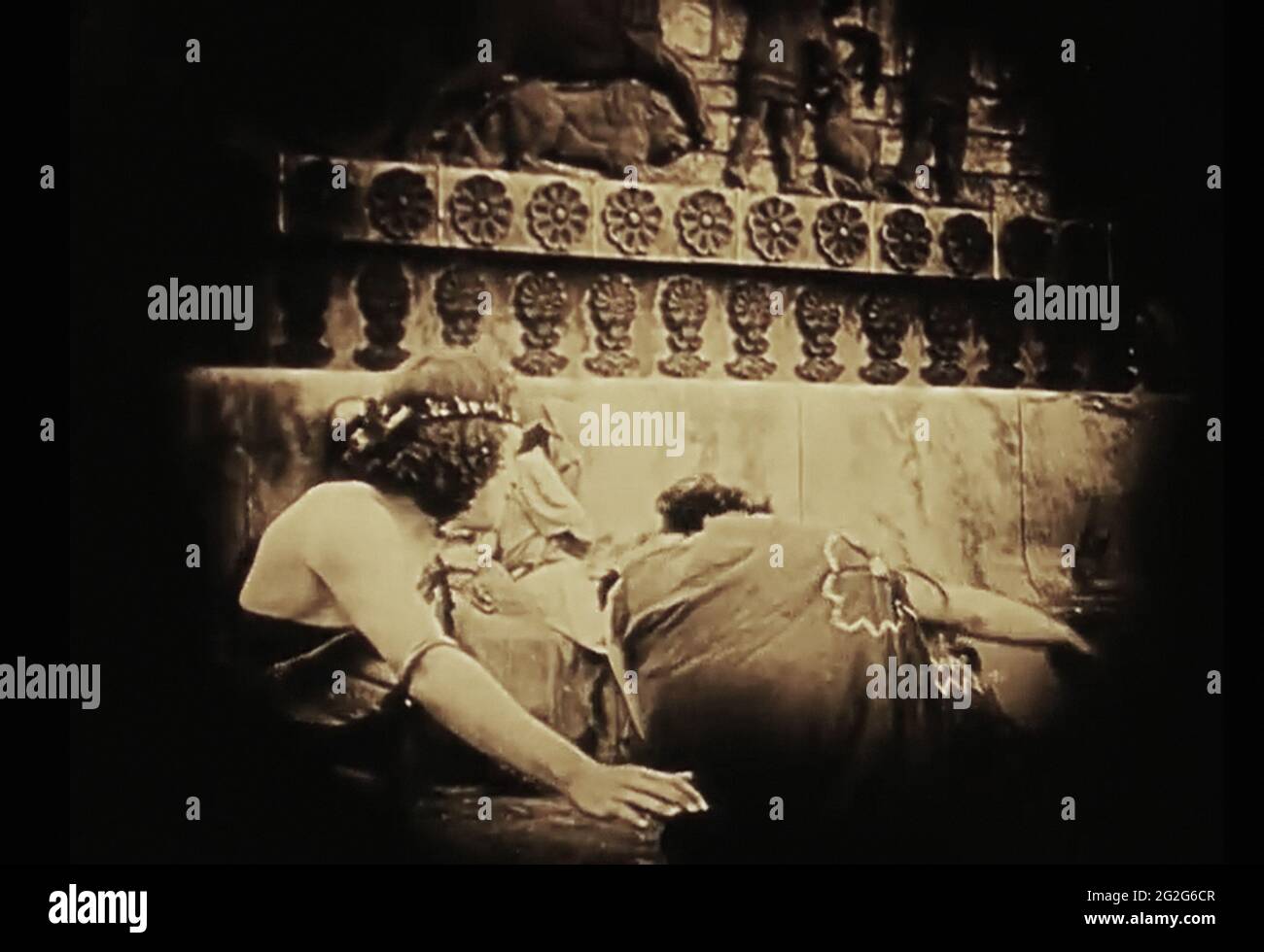 Vintage still of ancient Babylon life from the early 1900s movie ...