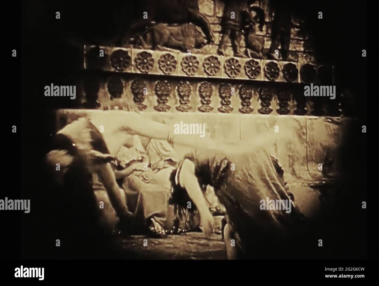 Vintage still of ancient Babylon life from the early 1900s movie ...