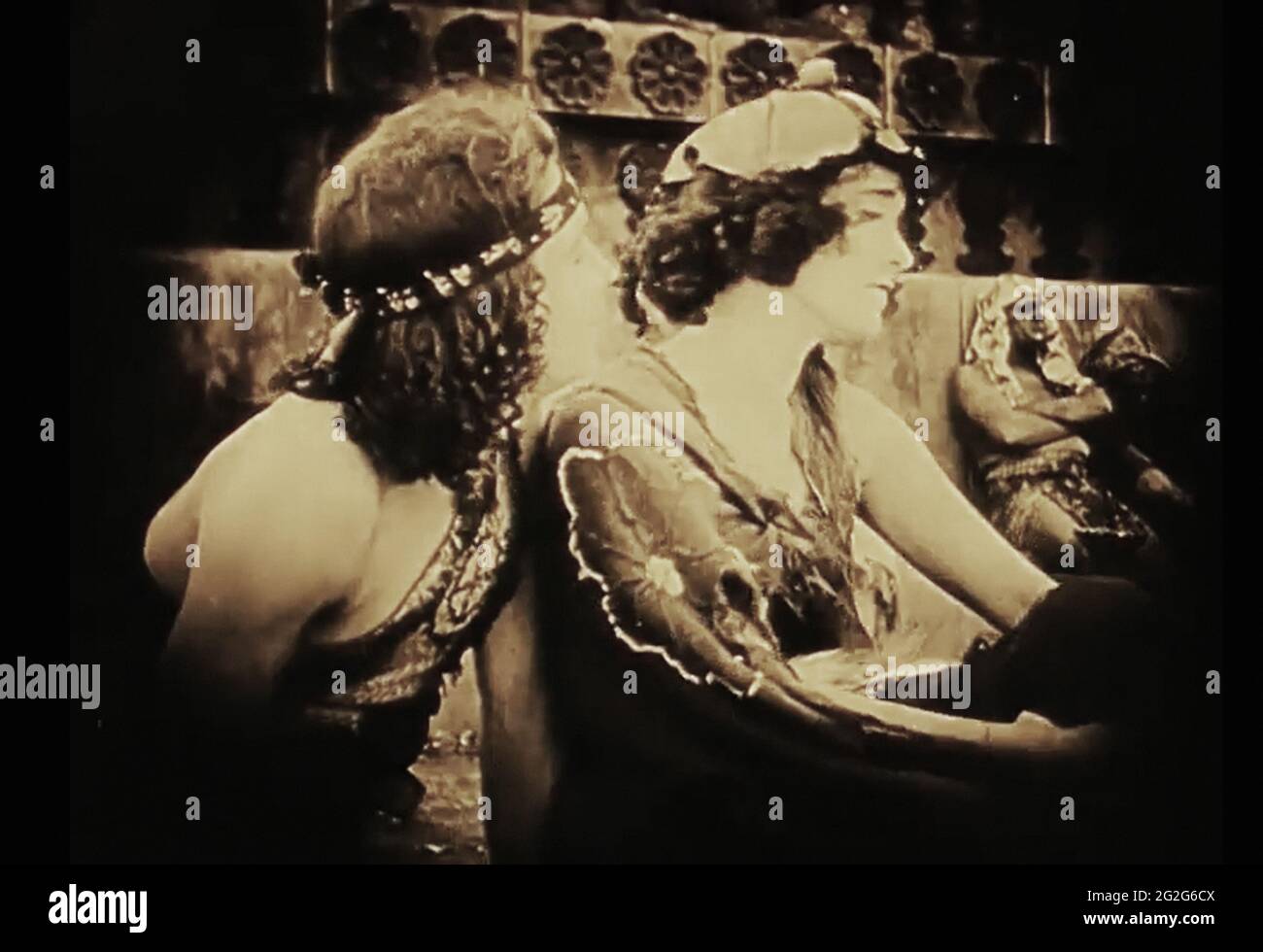 Vintage still of ancient Babylon life from the early 1900s movie ...