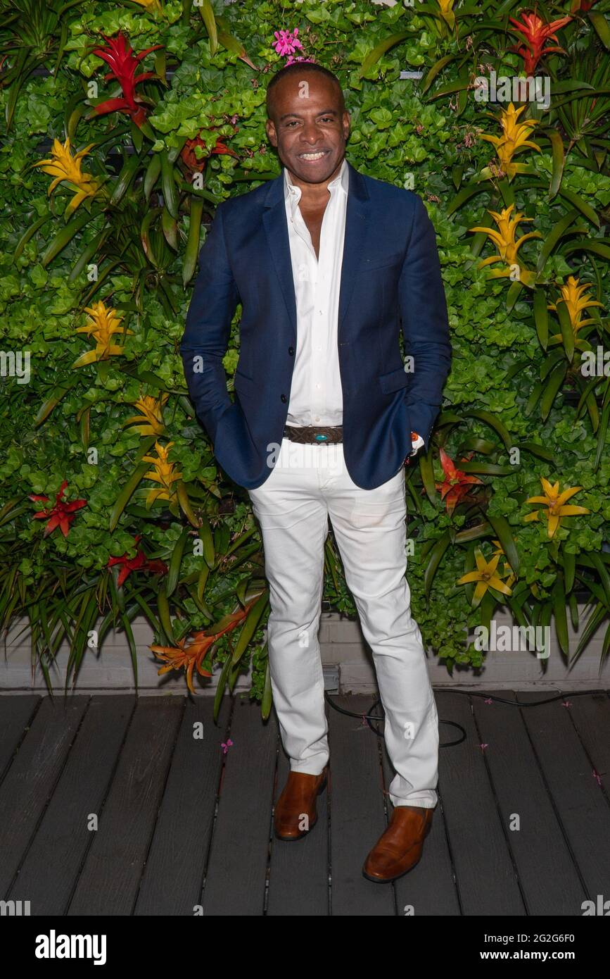 Frederick Anderson attends the Frederick Anderson's Cocktails at Sunset ...