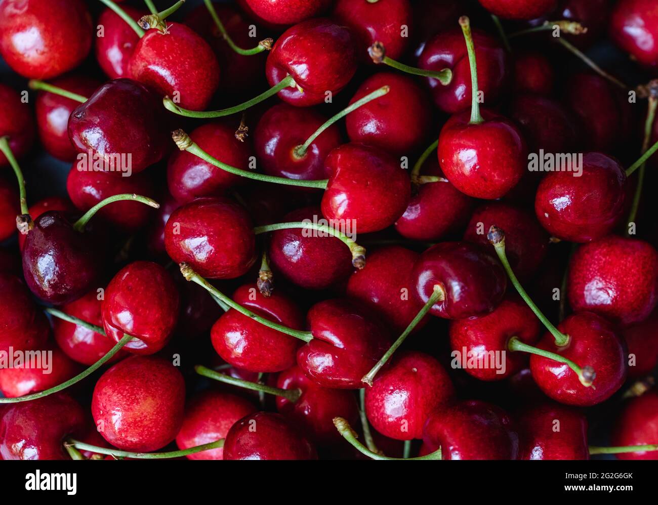 Bright Red Cherries