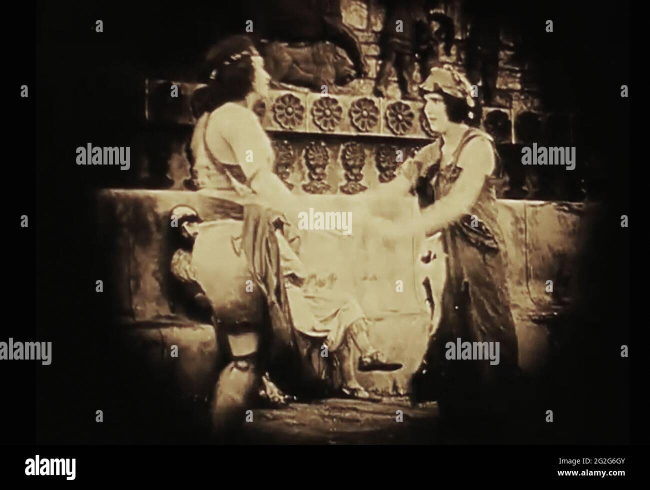 Vintage still of ancient Babylon life from the early 1900s movie ...