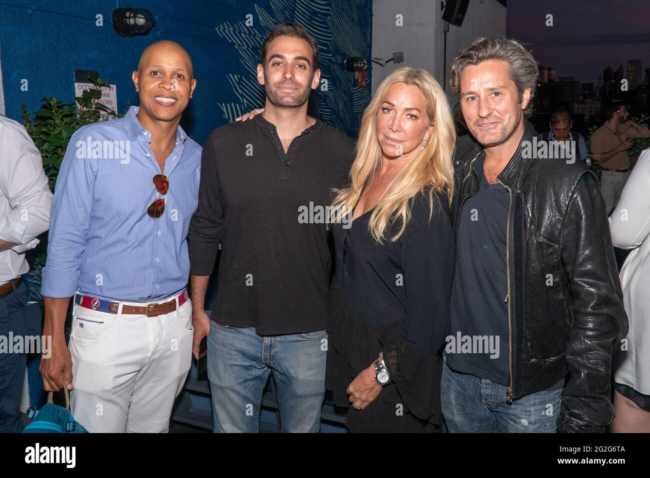 Rich Thomas, Matt Rains, Anna Rothschild and Danny Baker attend the ...