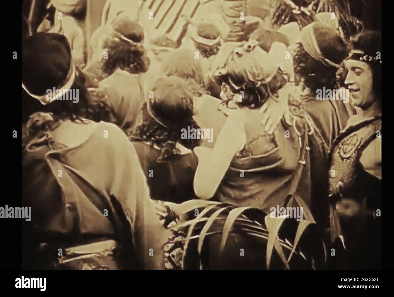 Vintage still of ancient Babylon life from the early 1900s movie ...