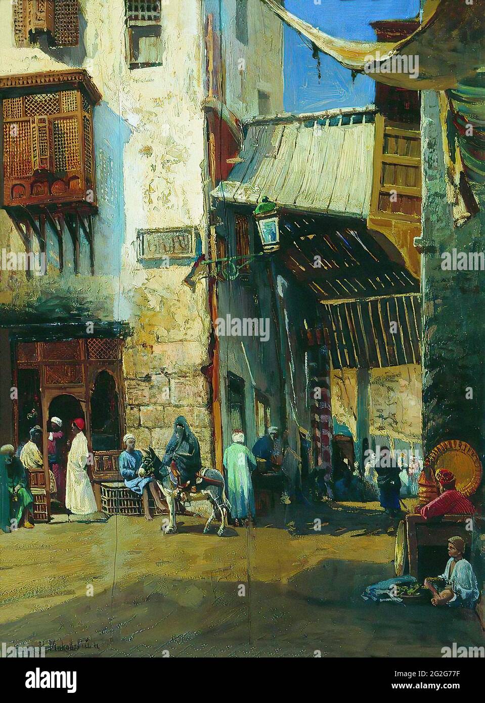 Constantin Egorovitch Makovski - Cairo 2 C 1880 Stock Photo - Alamy
