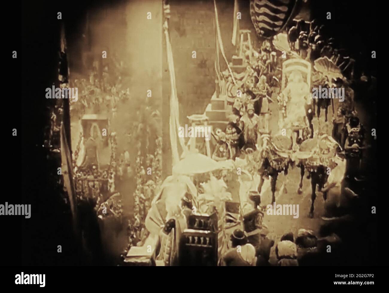 Vintage still of ancient Babylon life from the early 1900s movie ...