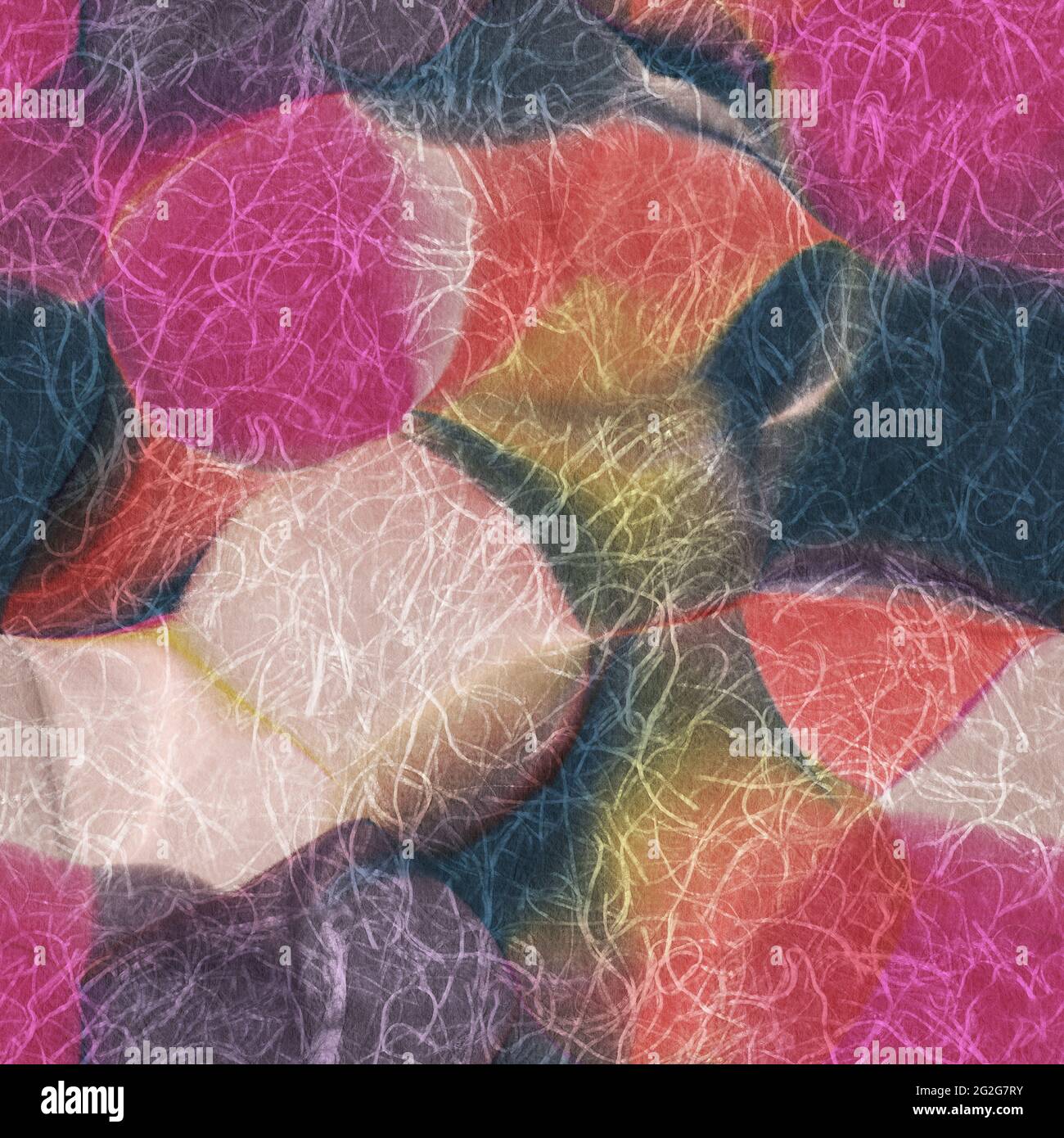 Seamless abstract blobs of color paper texture Stock Photo - Alamy