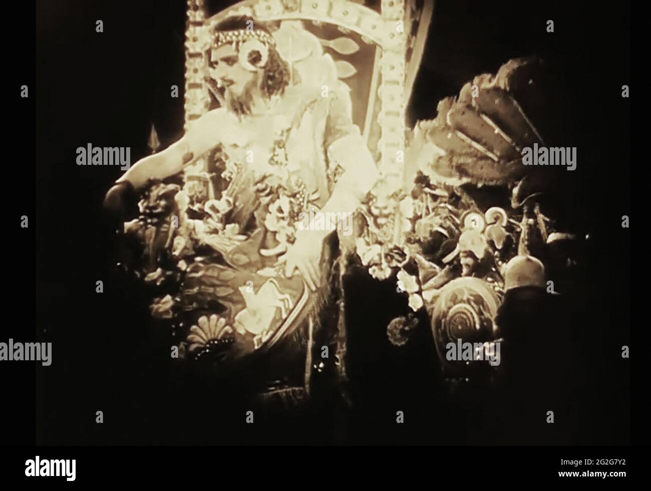 Vintage still of ancient Babylon life from the early 1900s movie ...