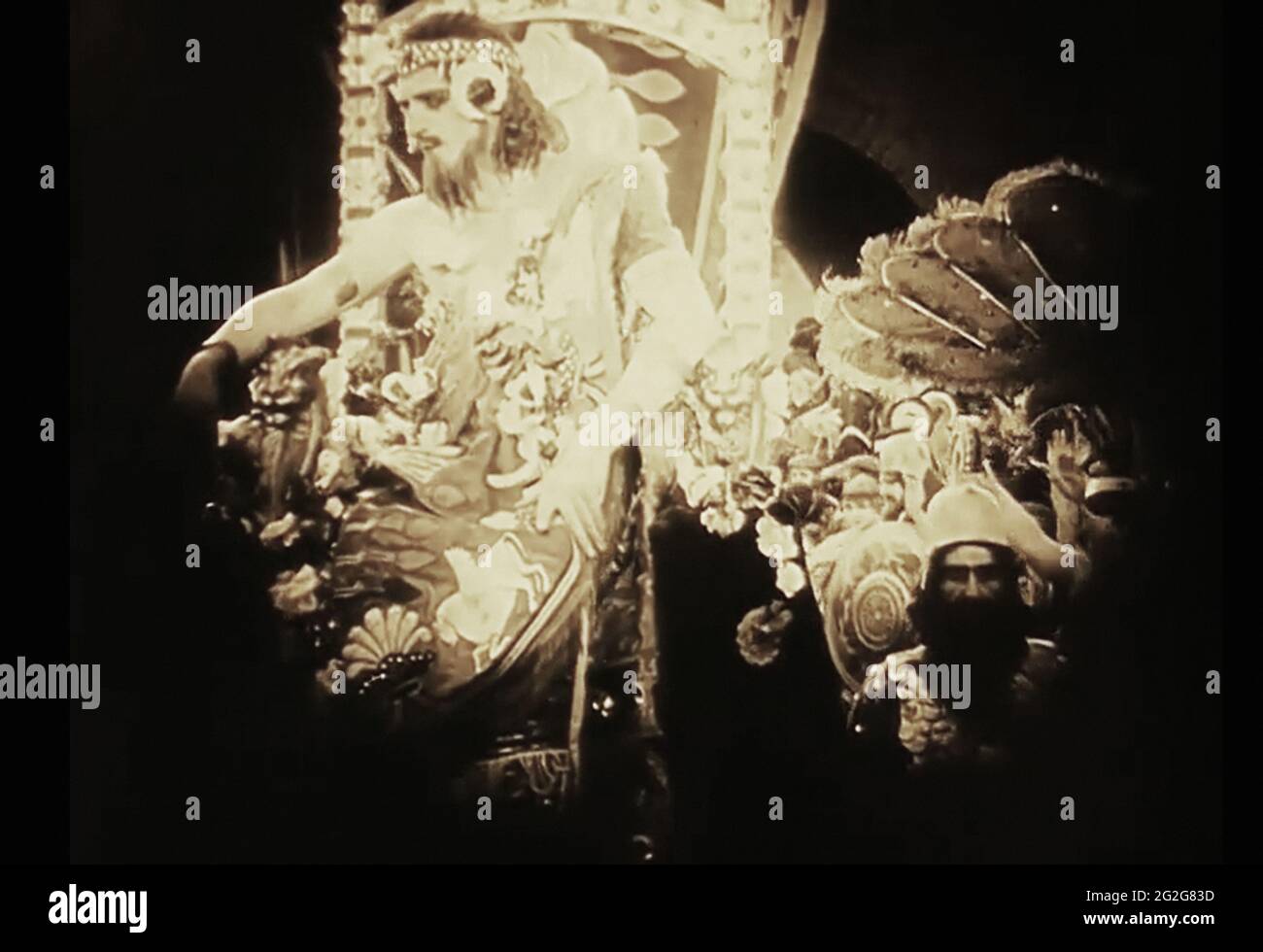 Vintage still of ancient Babylon life from the early 1900s movie ...