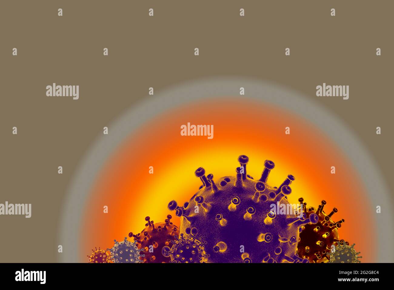 COVID-19 corona virus prevention and quarantine poster. Pandemic Stock ...