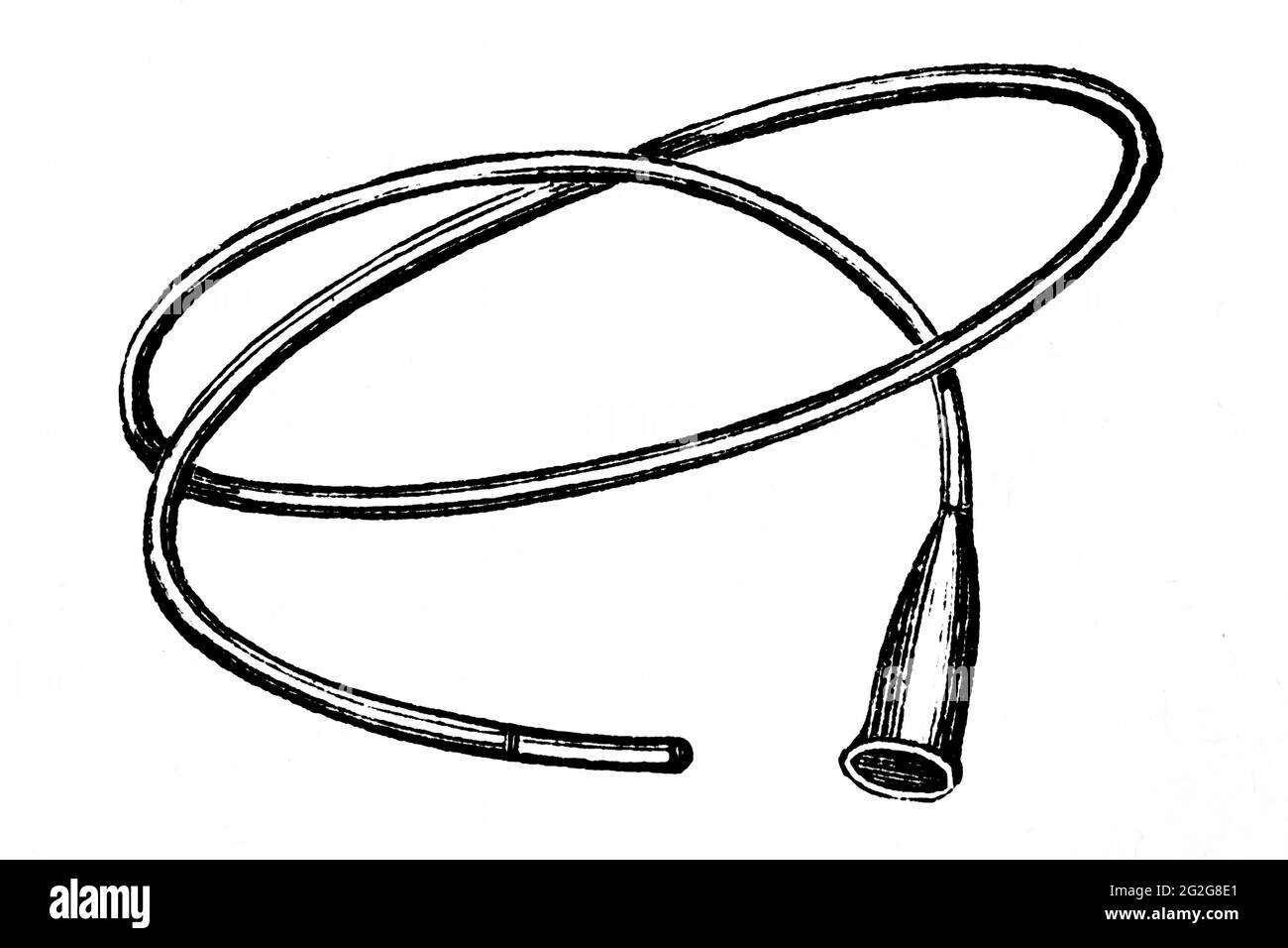 Faucher Tube – 1897 Original Vintage Engraved Illustration Stock Photo ...