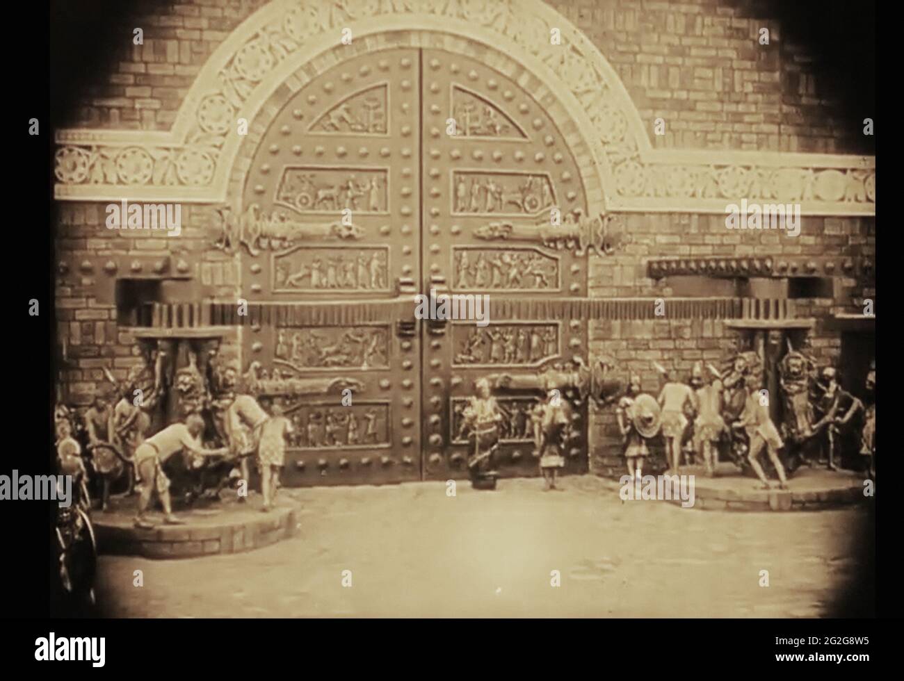 Vintage still of ancient Babylon life from the early 1900s movie ...