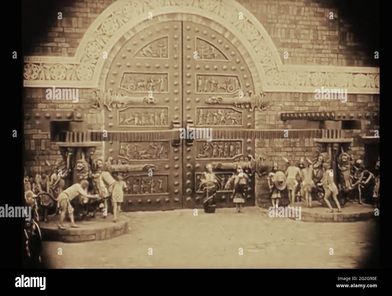 Vintage still of ancient Babylon life from the early 1900s movie ...