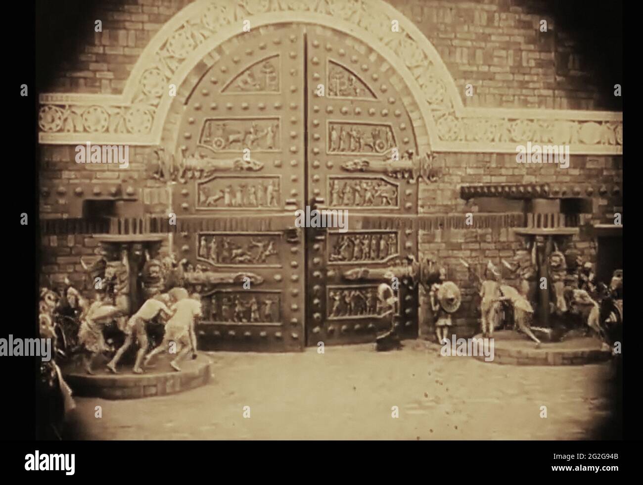 Vintage still of ancient Babylon life from the early 1900s movie ...