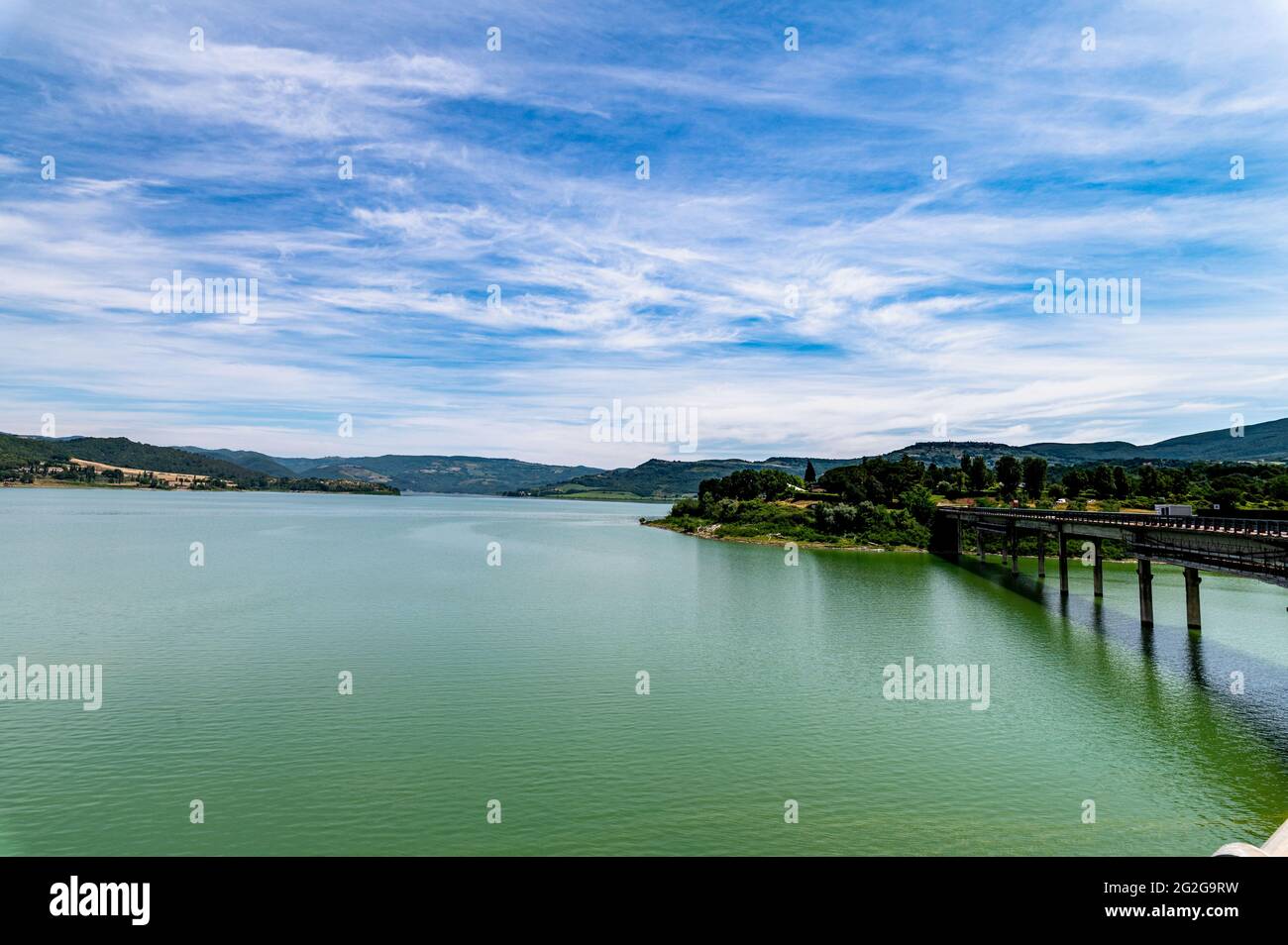 corbara lake in umbria with bathing areas Stock Photo - Alamy