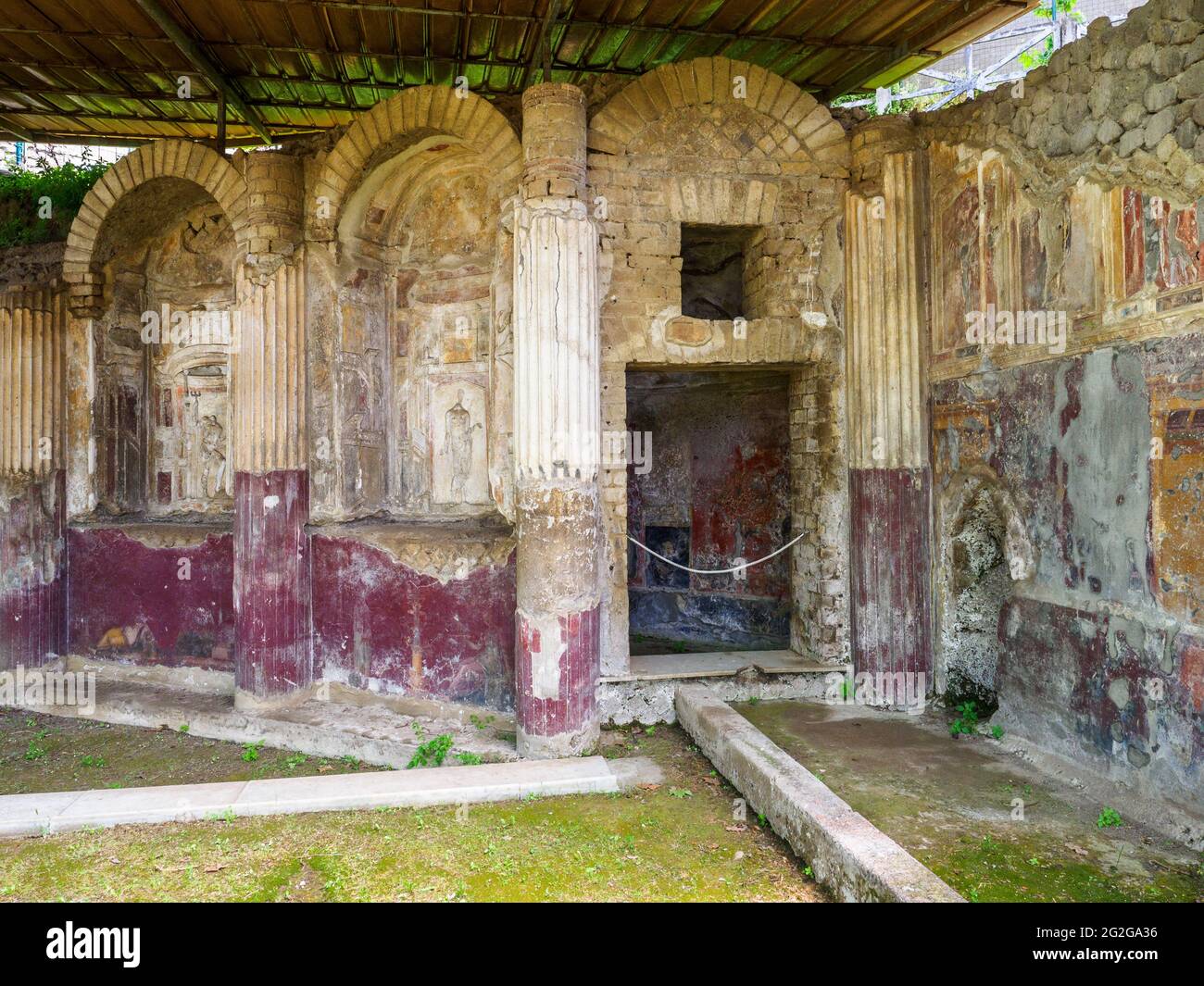 Nymphaeum (grotto with a natural water supply dedicated to the nymphs ...