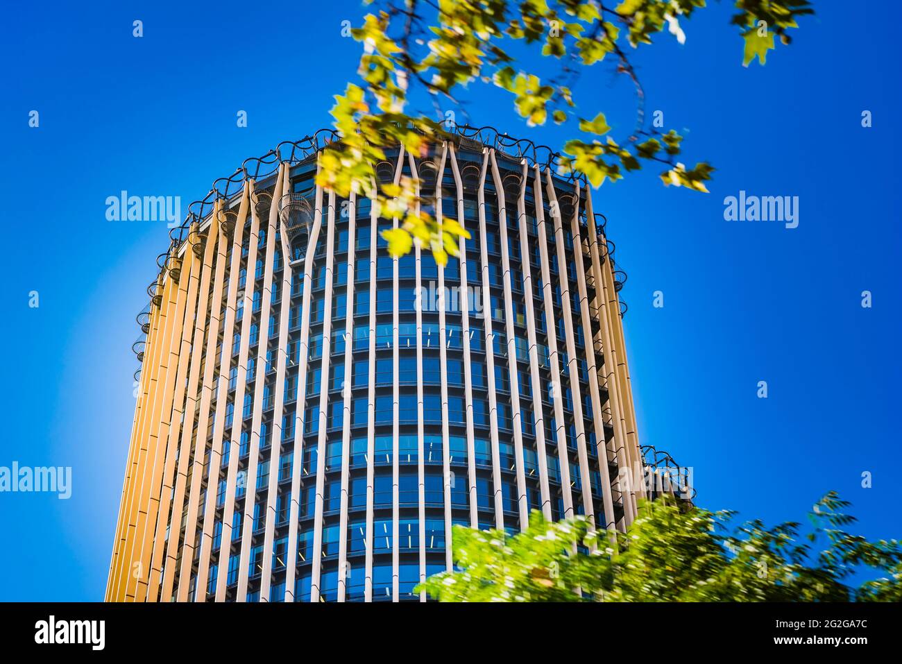Detail. The Torre Europa is a skyscraper built by Necso in the AZCA ...