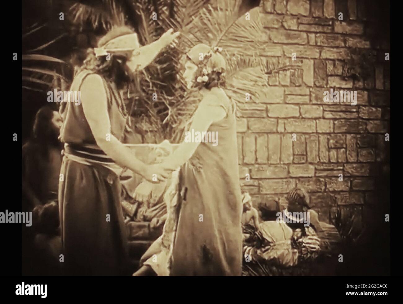 Vintage still of ancient Babylon life from the early 1900s movie ...