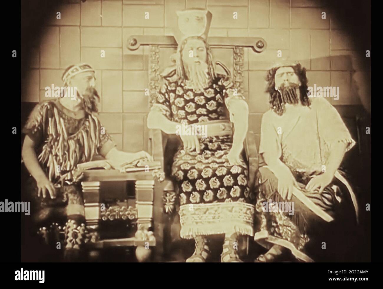 Vintage still of ancient Babylon life from the early 1900s movie ...