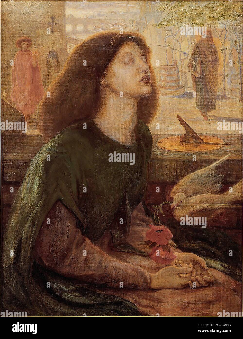 Dante Gabriel Rossetti - Beata Beatrix Blessed Beatrice 1877 Stock ...
