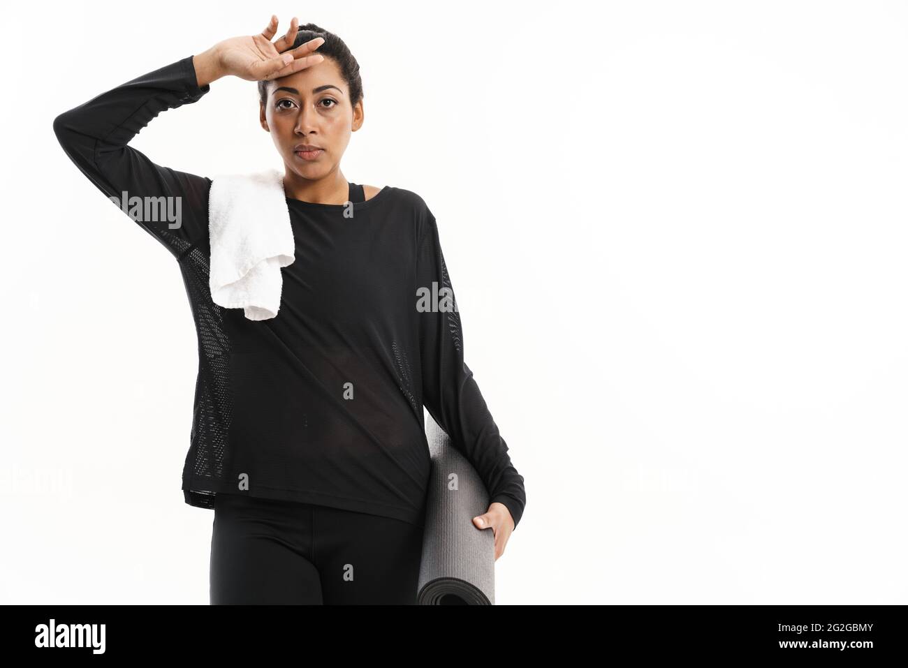 Towel over head hi-res stock photography and images - Alamy