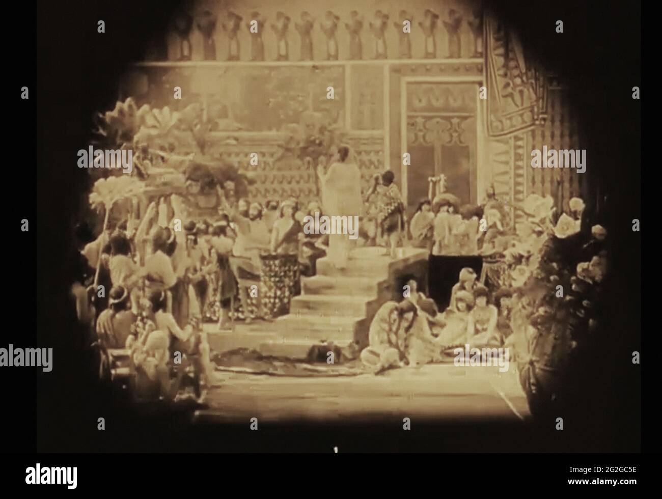 Vintage still of ancient Babylon life from the early 1900s movie ...