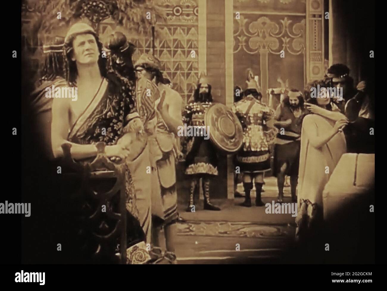 Vintage still of ancient Babylon life from the early 1900s movie ...