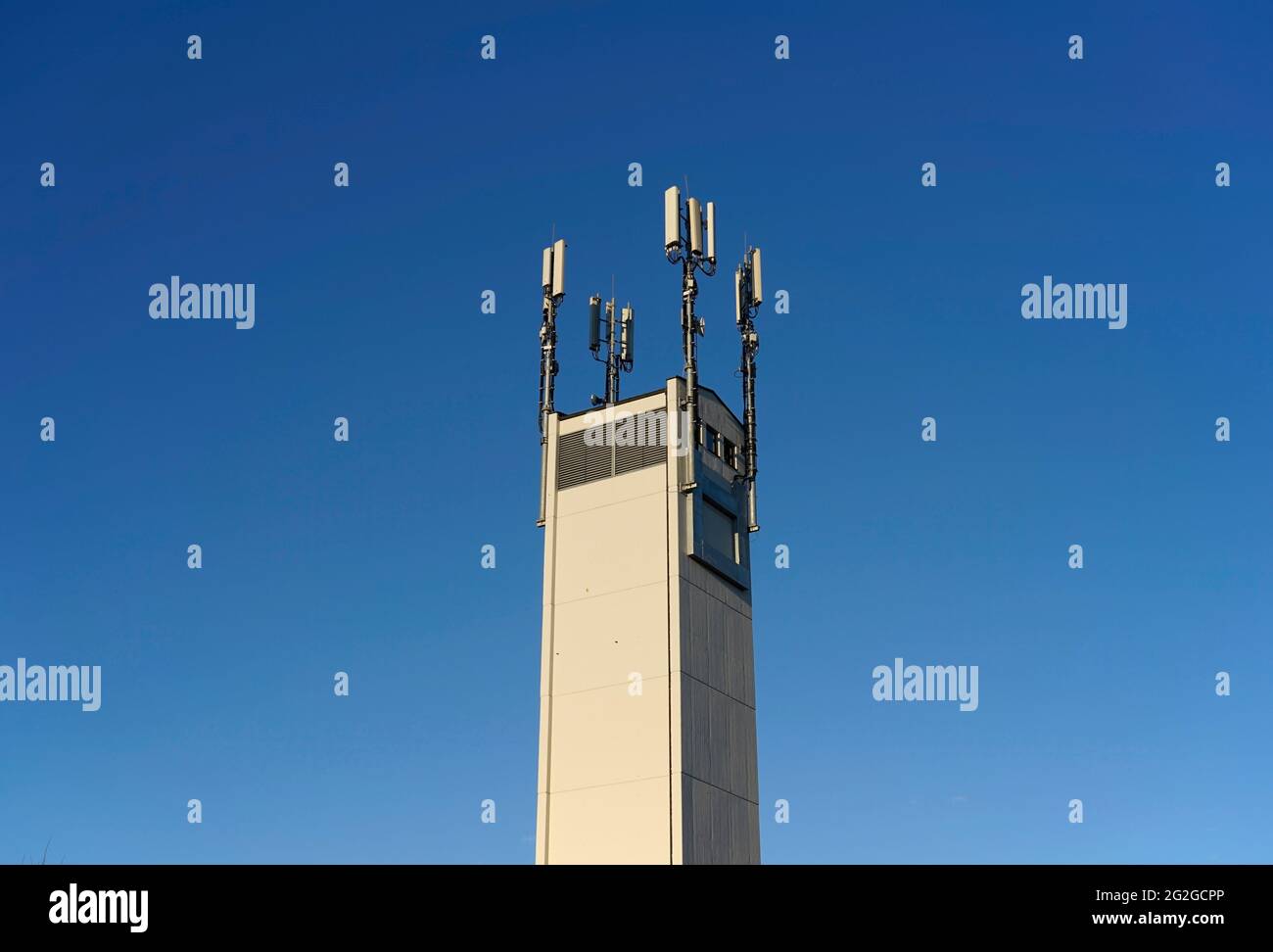 Radio antennas mounted on a fire tower hi-res stock photography and ...