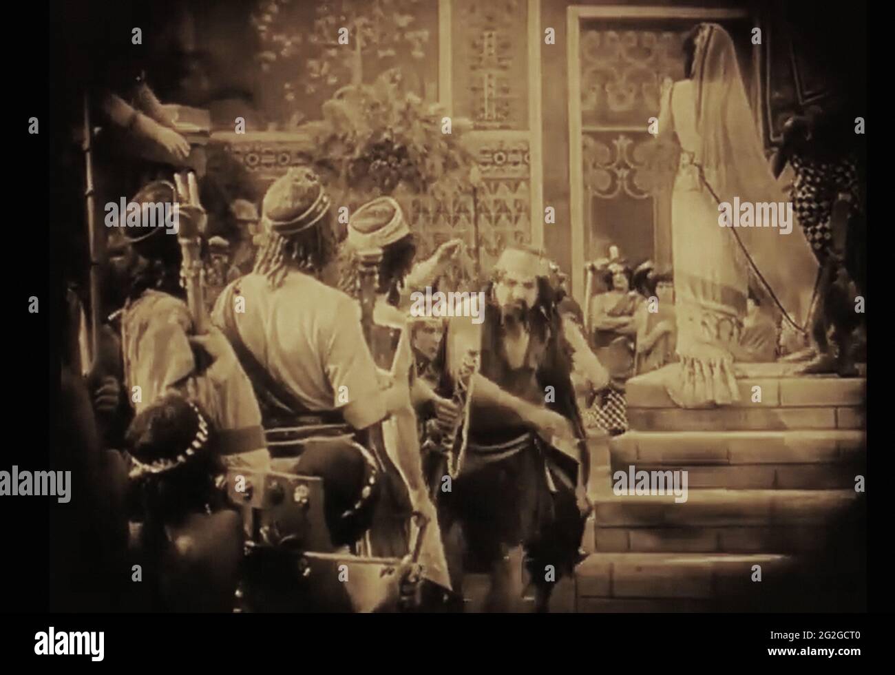 Vintage still of ancient Babylon life from the early 1900s movie ...
