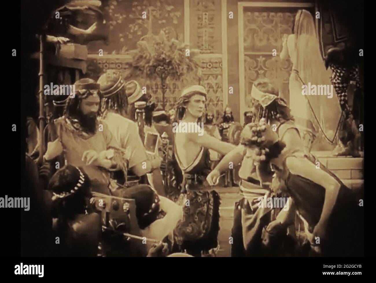 Vintage still of ancient Babylon life from the early 1900s movie ...