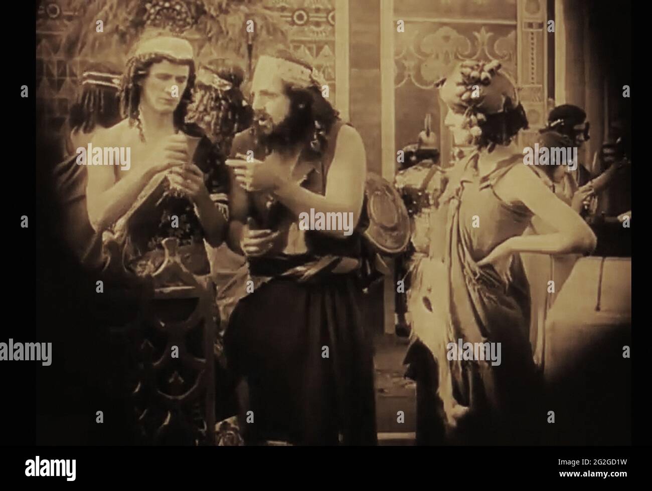 Vintage still of ancient Babylon life from the early 1900s movie ...