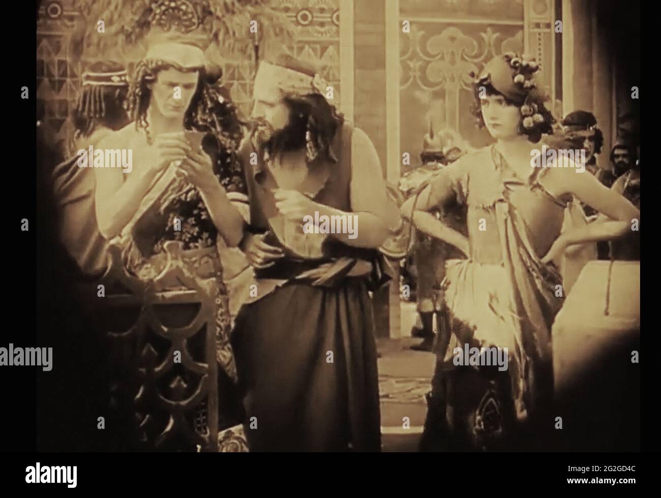 Vintage still of ancient Babylon life from the early 1900s movie ...