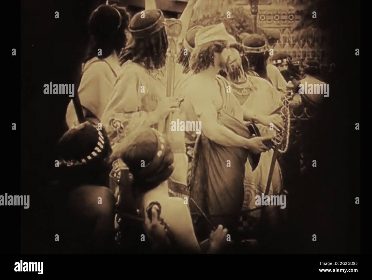 Vintage still of ancient Babylon life from the early 1900s movie ...