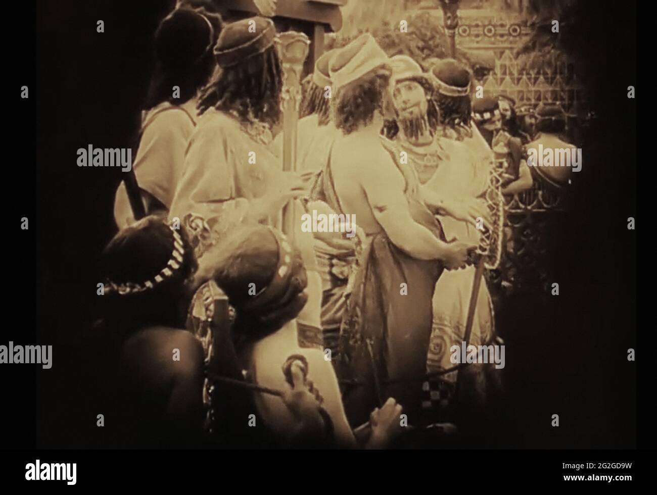 Vintage still of ancient Babylon life from the early 1900s movie ...