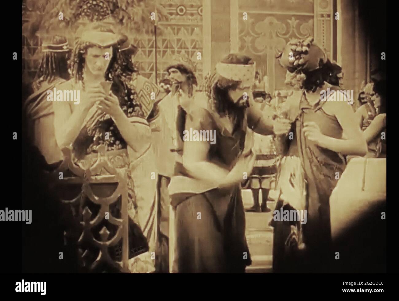 Vintage still of ancient Babylon life from the early 1900s movie ...