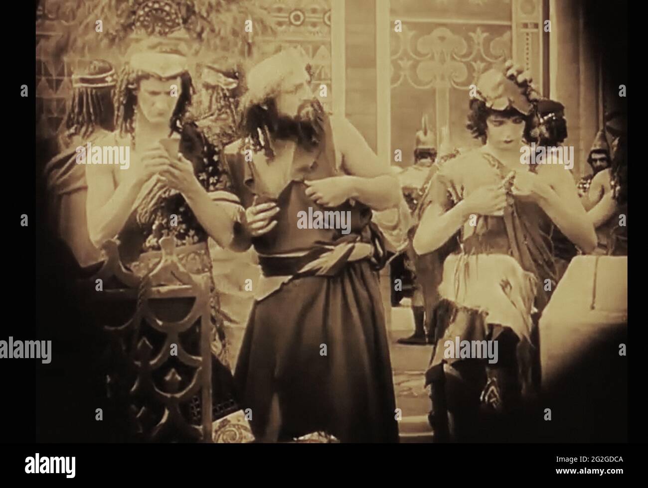 Vintage still of ancient Babylon life from the early 1900s movie ...