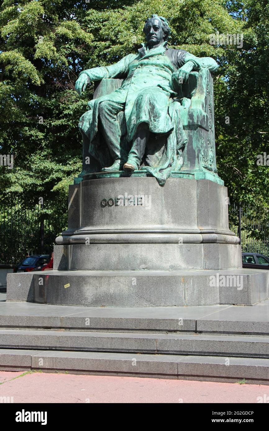 Goethe monument vienna austria hi-res stock photography and images - Alamy