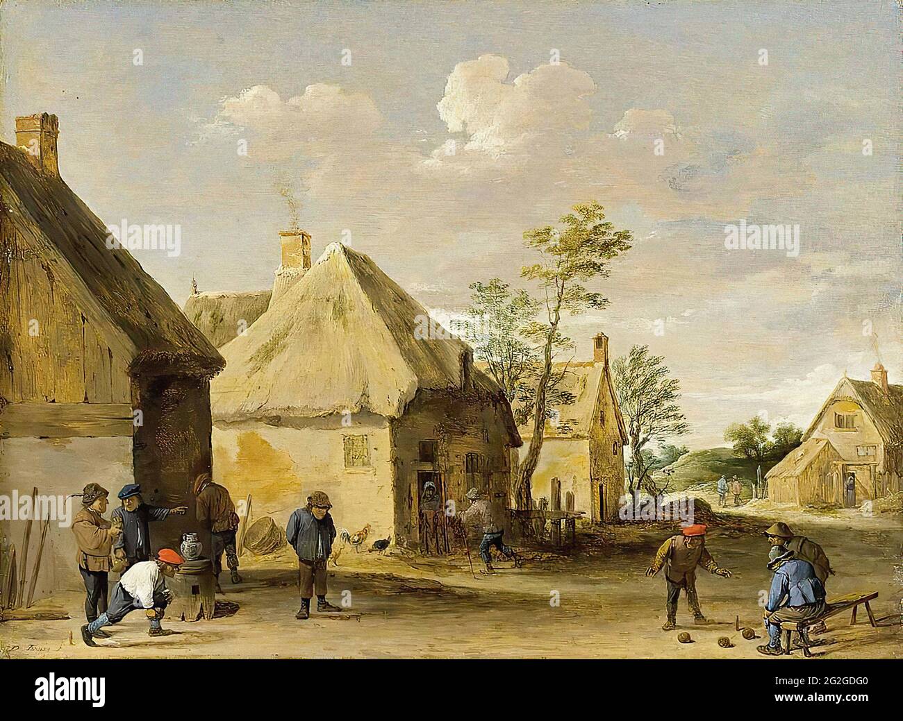 Peasants bowling hi-res stock photography and images - Alamy