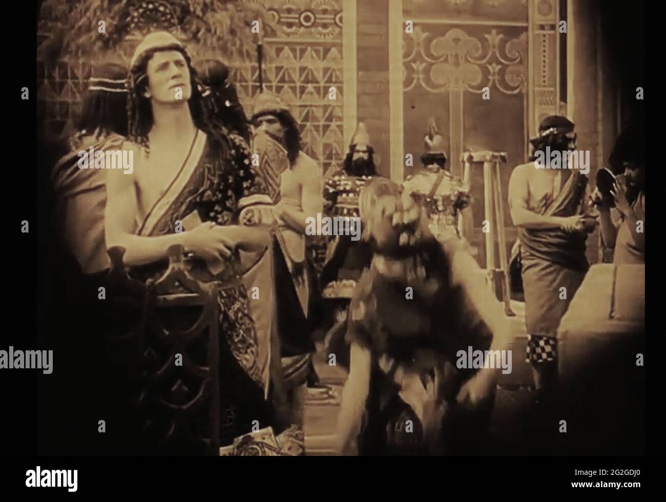 Vintage still of ancient Babylon life from the early 1900s movie ...