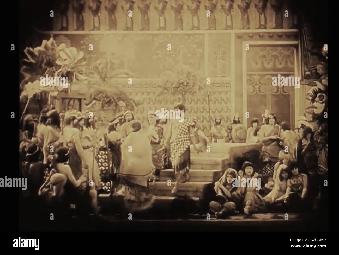 Vintage still of ancient Babylon life from the early 1900s movie ...