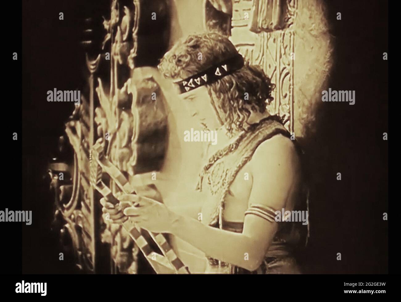 Vintage still of ancient Babylon life from the early 1900s movie ...