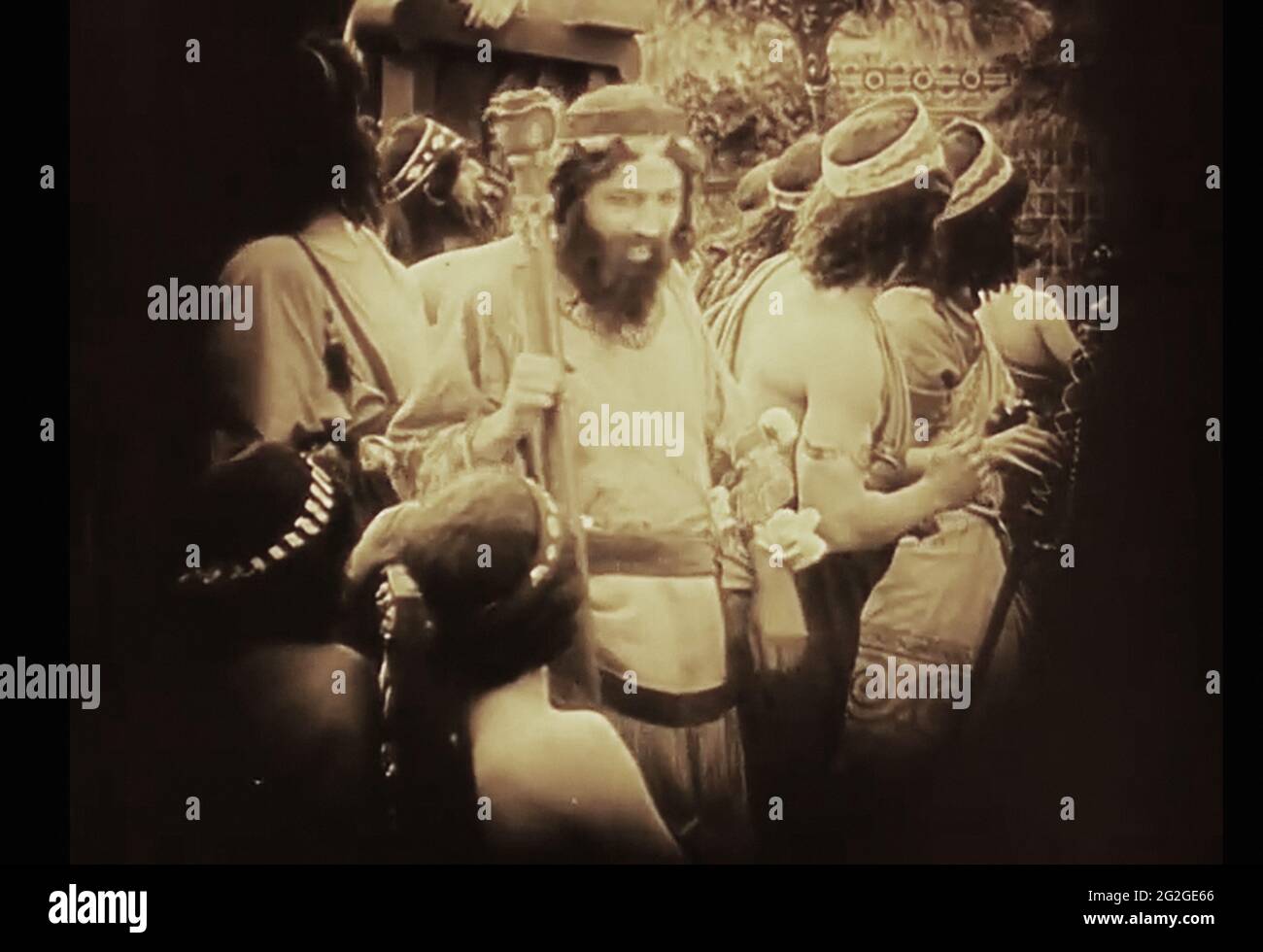 Vintage still of ancient Babylon life from the early 1900s movie ...