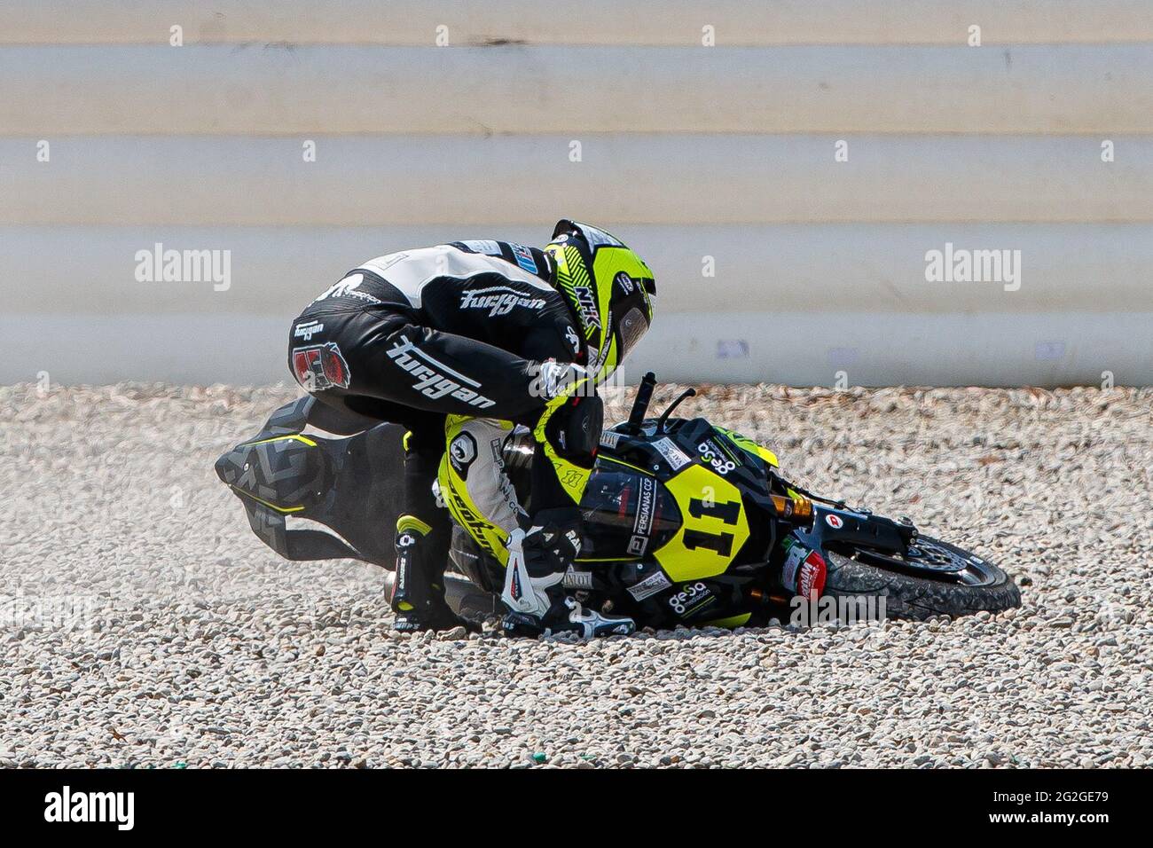 Montmelo, Barcelona, Spain. 11th June, 2021. Alex Escrig from Spain ...