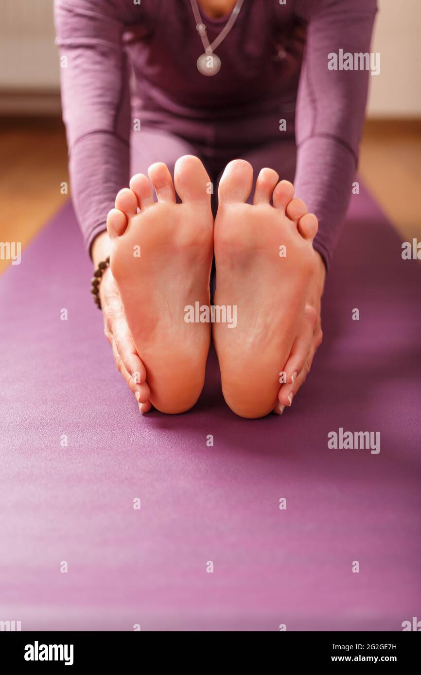 Hands asanas hi-res stock photography and images - Alamy