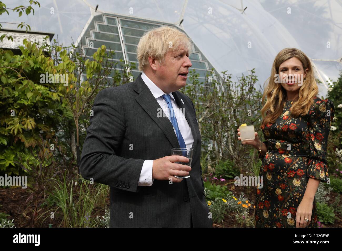 Prime Minister Boris Johnson and Carrie Johnson arriving for a ...
